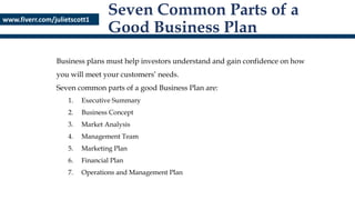 STARTUP BUSINESS PLAN GUIDE | PPTX