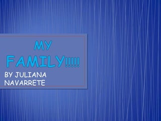 MY FAMILY | PPT