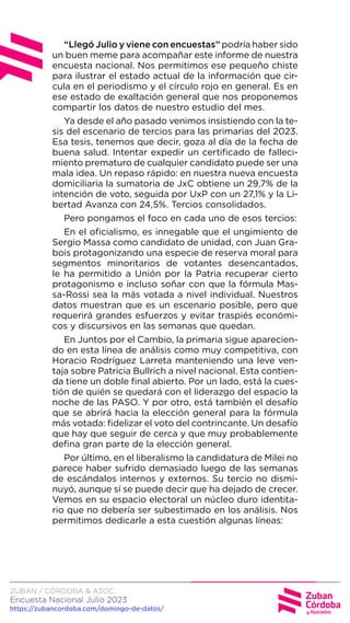Encuesta Zuban Córdoba Julio 2023 Pdf