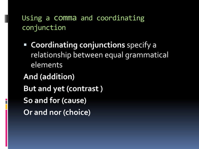 Julio banda comma splices | PPT