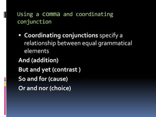 comma splices | PPTX