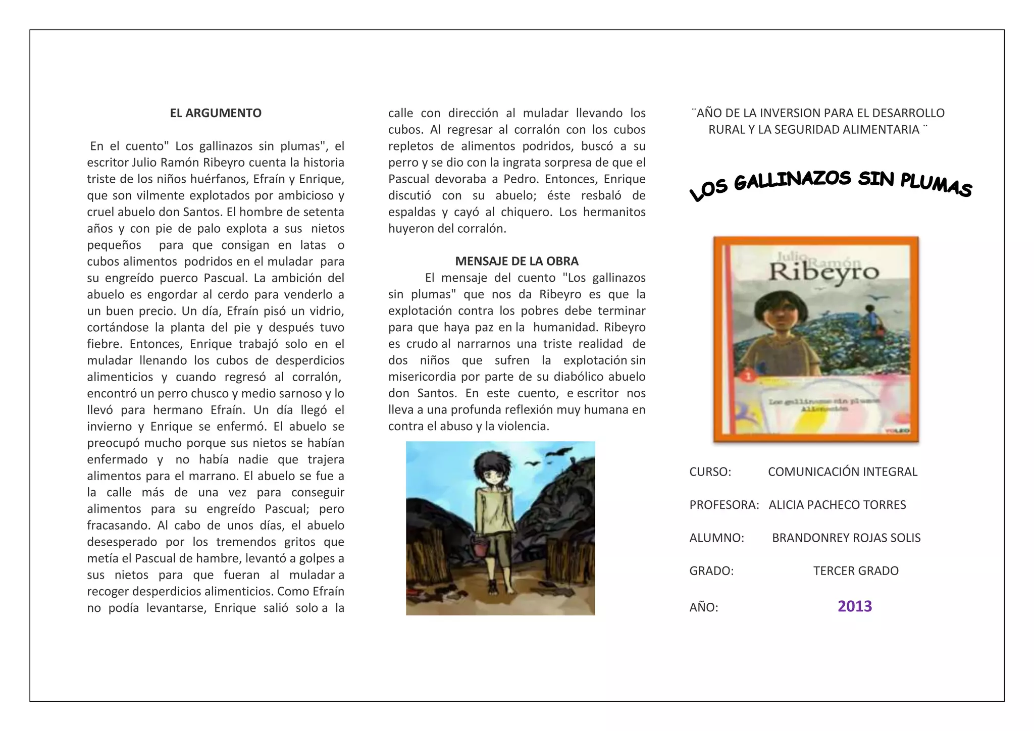 Julio ramón ribeyro | DOCX