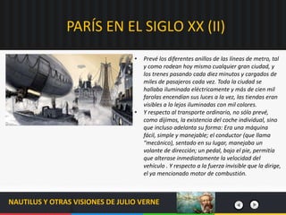 Nautilus y otras visiones de Julio Verne | PPTX