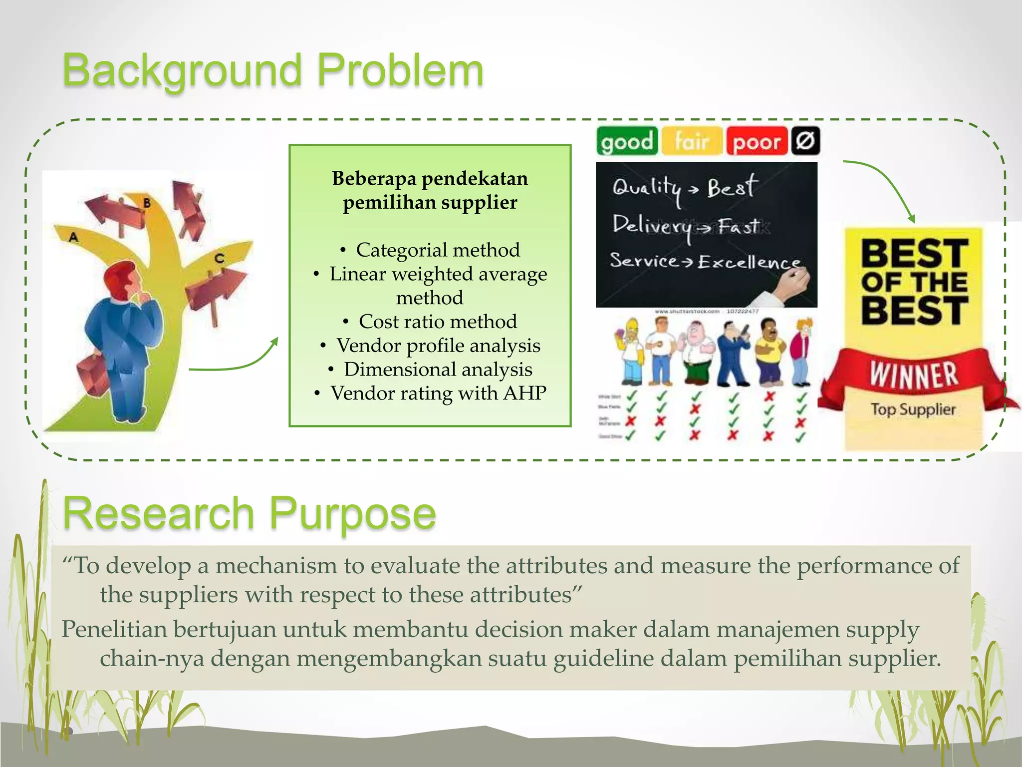 Development Of A Supplier Selection Model Using Fuzzy Logic Ppt