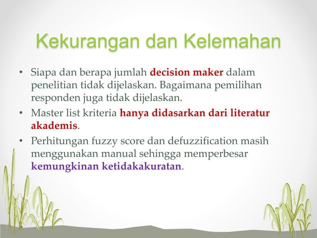 Development Of A Supplier Selection Model Using Fuzzy Logic Ppt