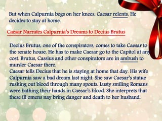 Julius Caesar- class 10 cbse by Sazad | PPTX