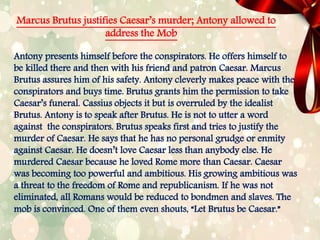 Julius Caesar- class 10 cbse by Sazad | PPTX