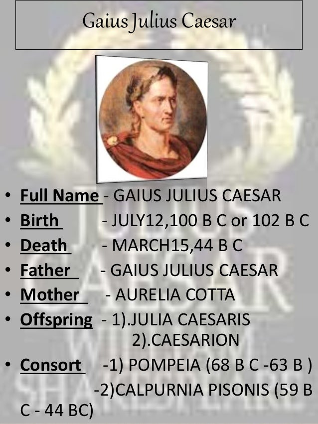 Julius caesar