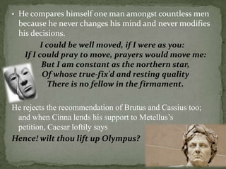 "Julius Caesar Characteristics" | PPTX