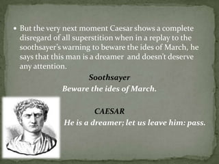 "Julius Caesar Characteristics" | PPTX