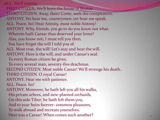 Julius Caesar By William Shakespeare | PPTX | Christianity | Religion ...