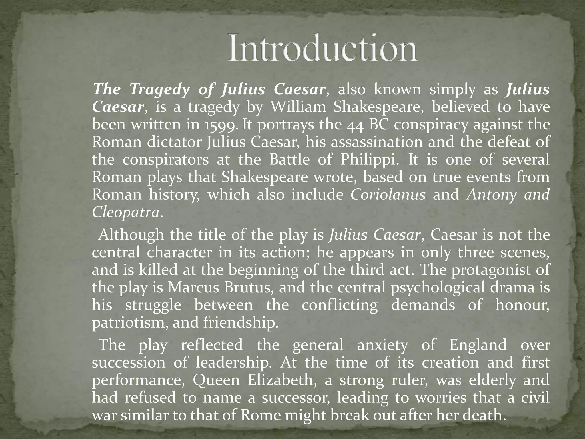 Juliuscaesar | PPTX