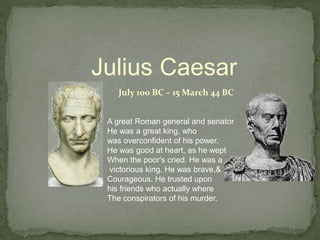 Juliuscaesar | PPTX