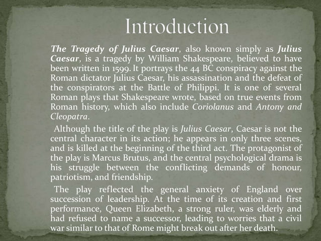 Juliuscaesar | PPTX