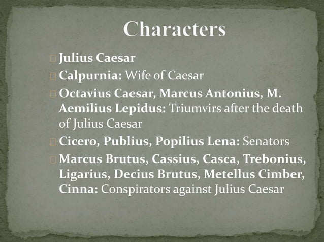 Juliuscaesar | PPTX