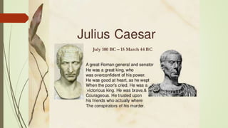 Julius Caesar | PPTX