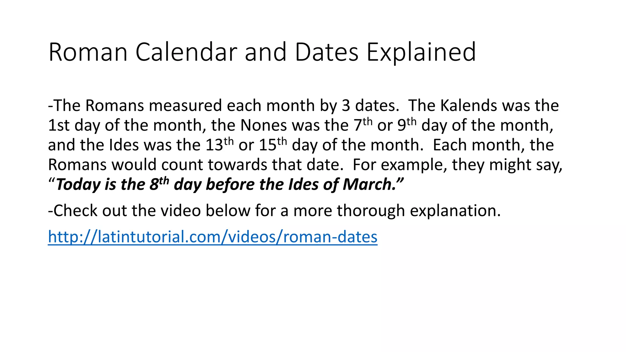 Julius Caesar - the Ides of March | PPTX