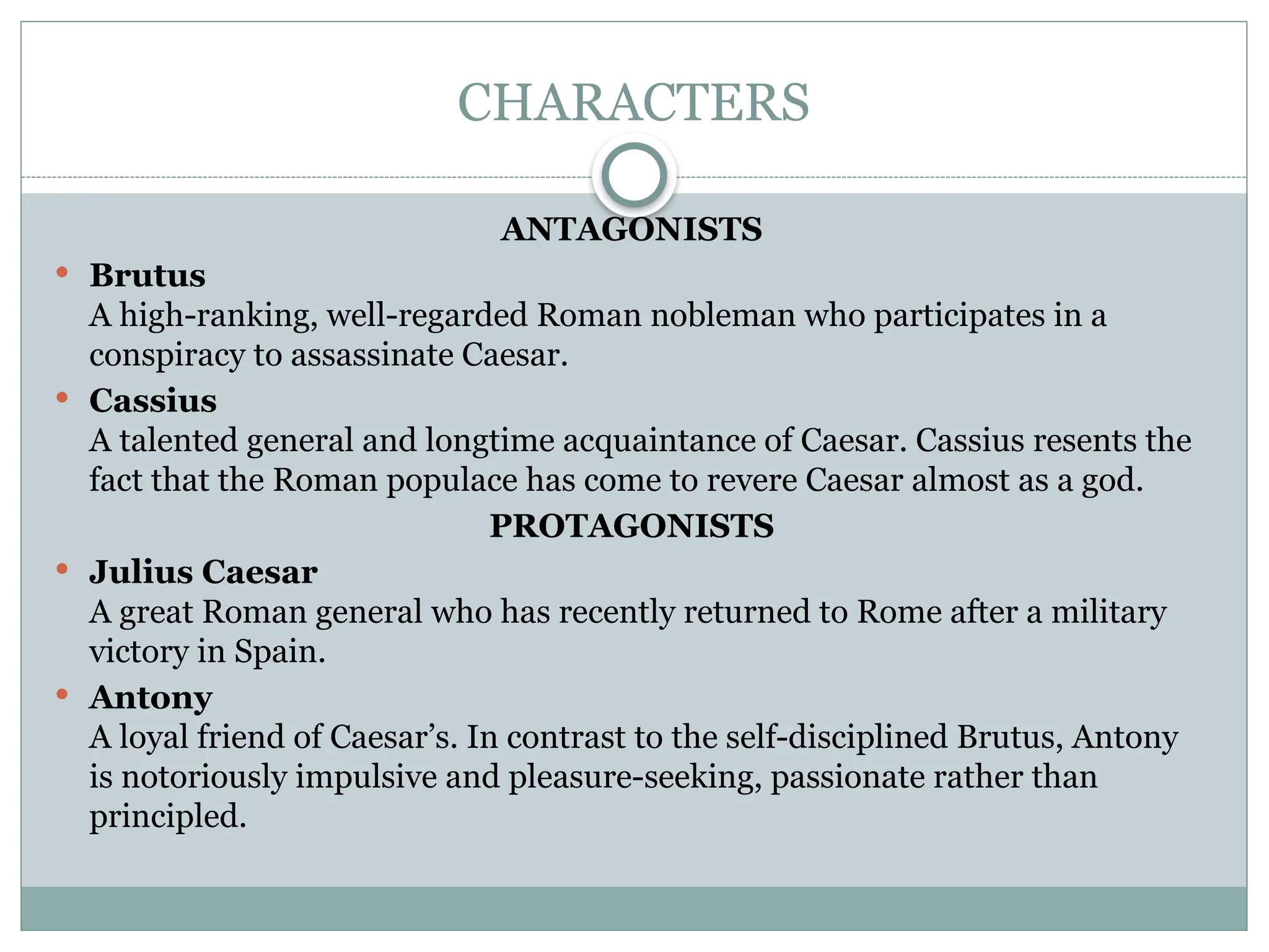 Julius Caesar: A play by William Shakespeare | PPT