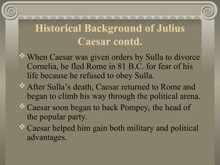 Julius Caesar.ppt gdhdjjdjdkdklhhdhdhdhdhdhdhdhh | PPT