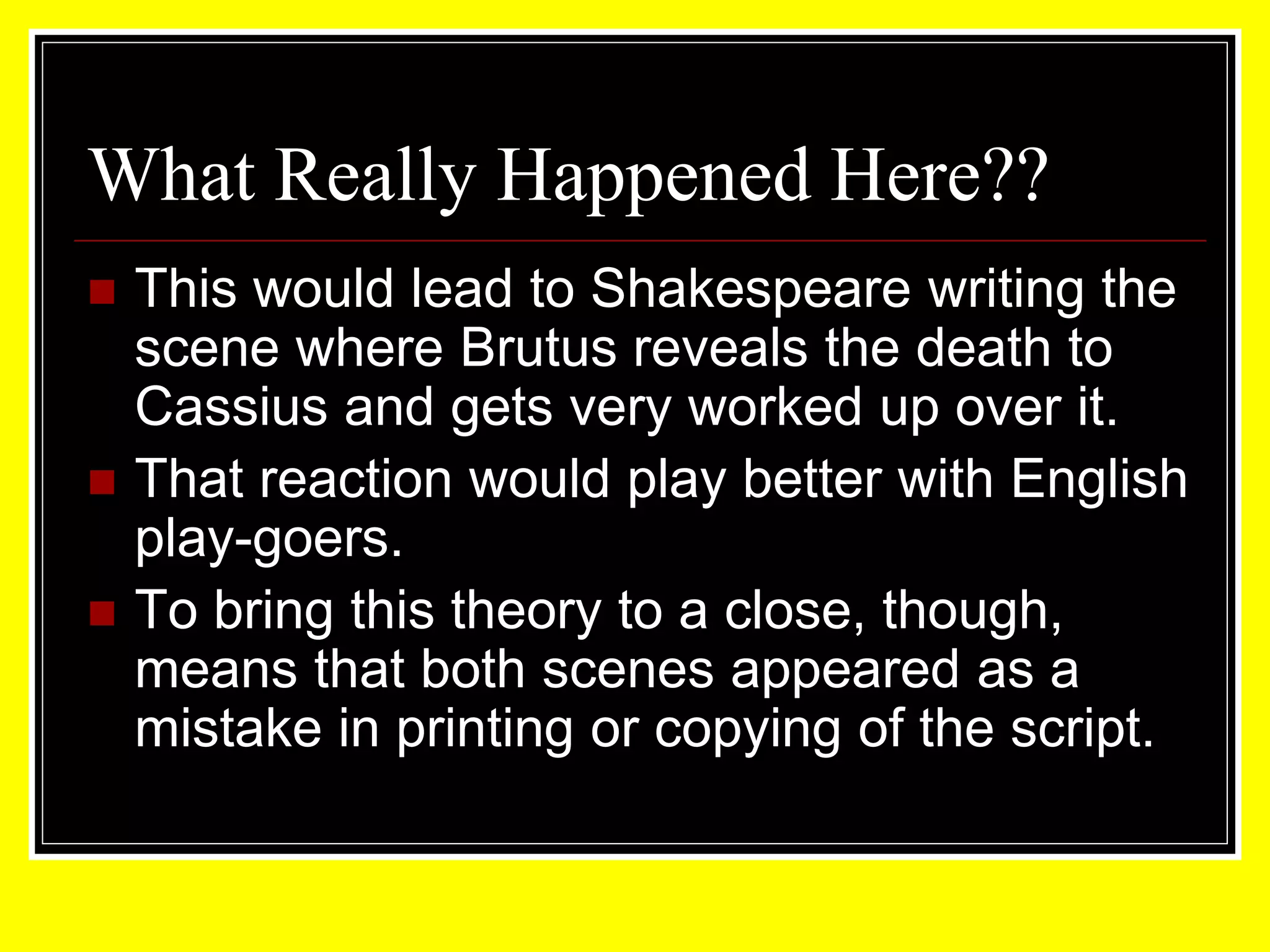 Julius caesar act 4 powerpoint | PPT