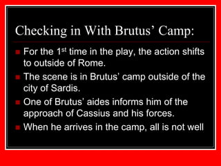 Julius caesar act 4 powerpoint | PPT