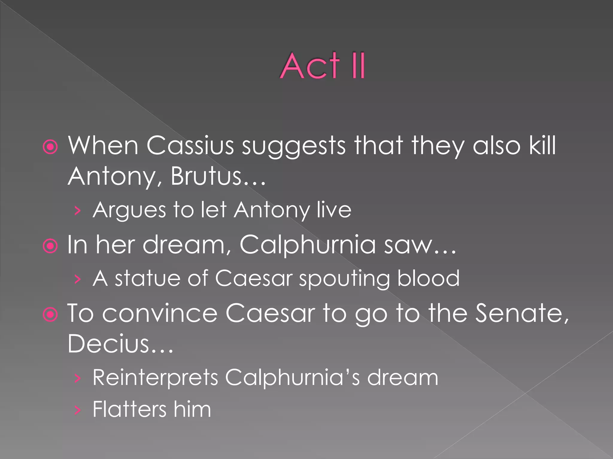 Julius caesar acts 1 3 review | PPTX
