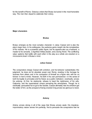 Julius caesar by william shakespeare | PDF