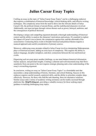 Julius Caesar Essay Topics.pdf