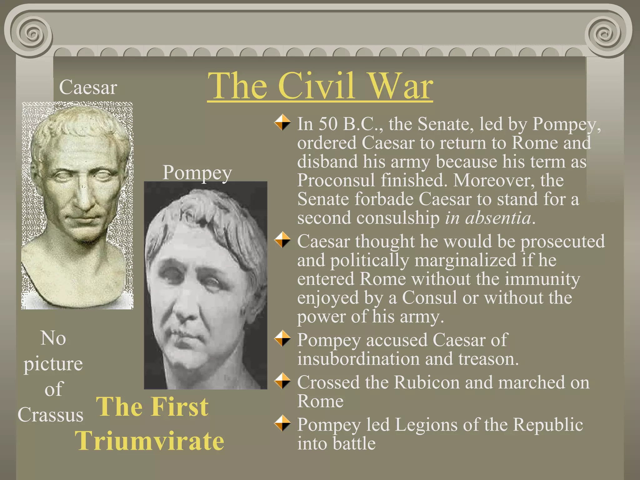 The Life of Julius Caesar | PPT