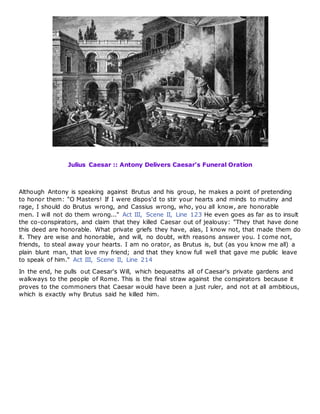 Julius caesar info report | PDF