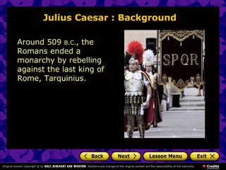 Juliuscaesar intro | PPT