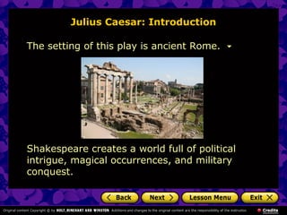 Juliuscaesar intro | PPT