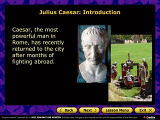 Juliuscaesar intro | PPT