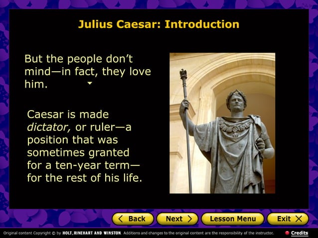 Juliuscaesar intro | PPT