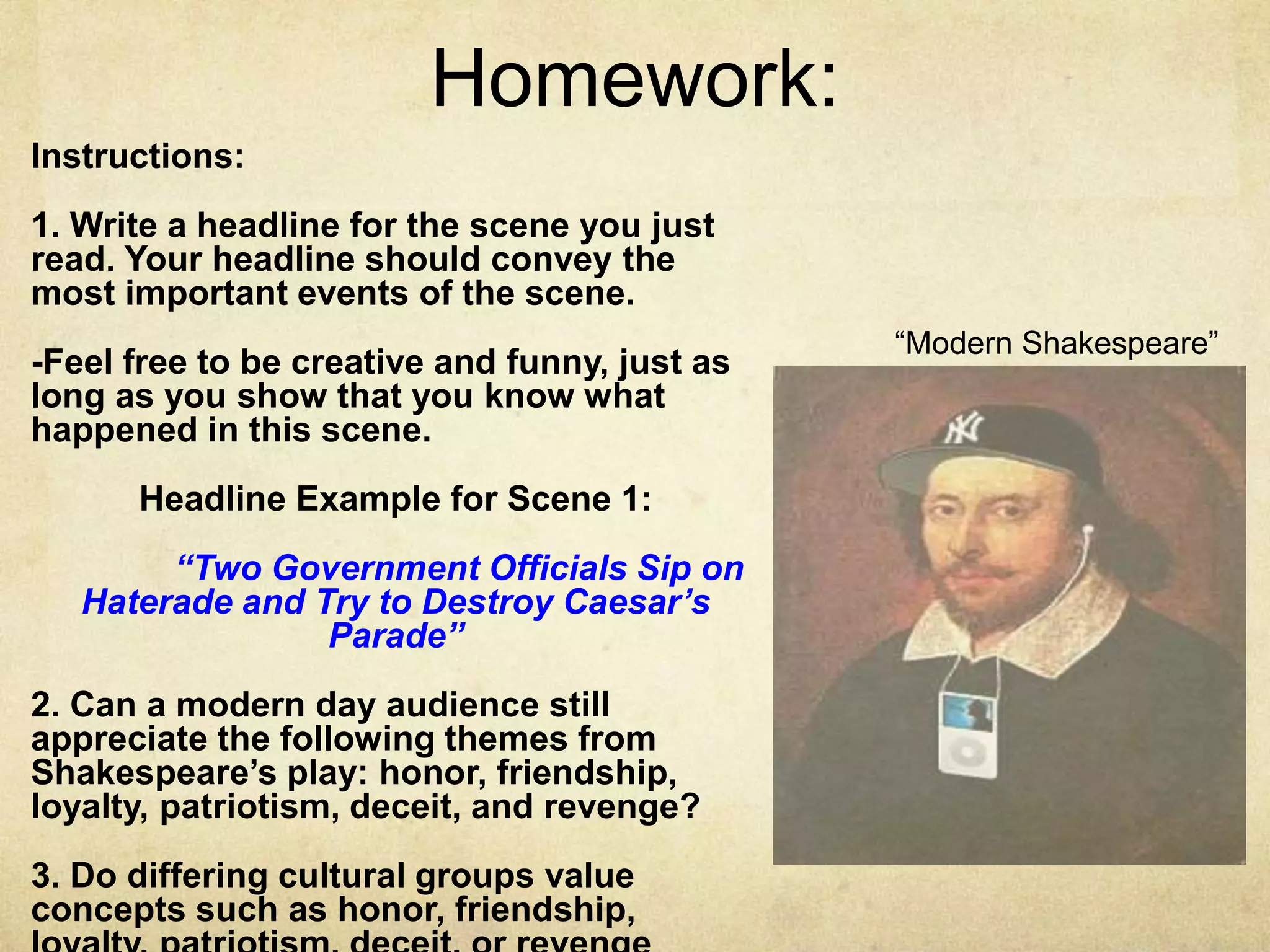 Julius caesar introduction part two | PPT