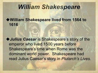 Julius caesar introduction part two | PPTX