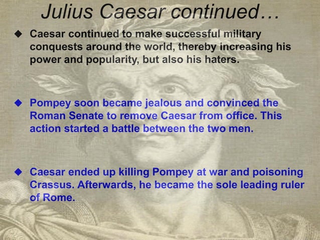 Julius caesar introduction part two | PPTX