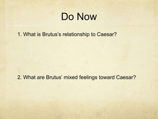 Julius caesar introduction | PPTX