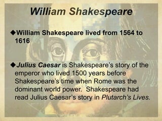 Julius caesar introduction | PPTX