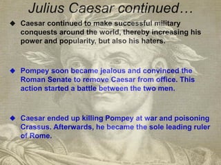 Julius caesar introduction | PPTX