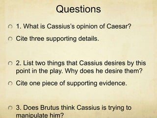 Julius caesar introduction | PPTX