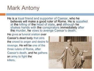 Julius caesar introduction, character predictions | PPT