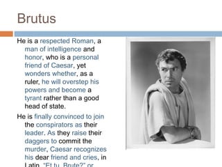 Julius caesar introduction, character predictions | PPT