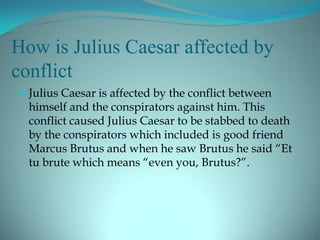 Shakespearean Character Study- Julius Caesar | PPTX
