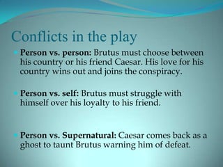 Shakespearean Character Study- Julius Caesar | PPTX