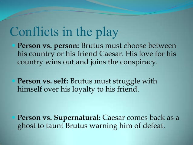 Shakespearean Character Study- Julius Caesar | PPTX