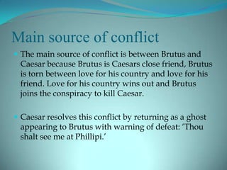 Shakespearean Character Study- Julius Caesar | PPTX