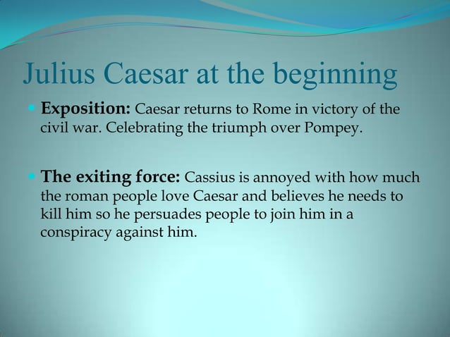 Shakespearean Character Study- Julius Caesar | PPTX