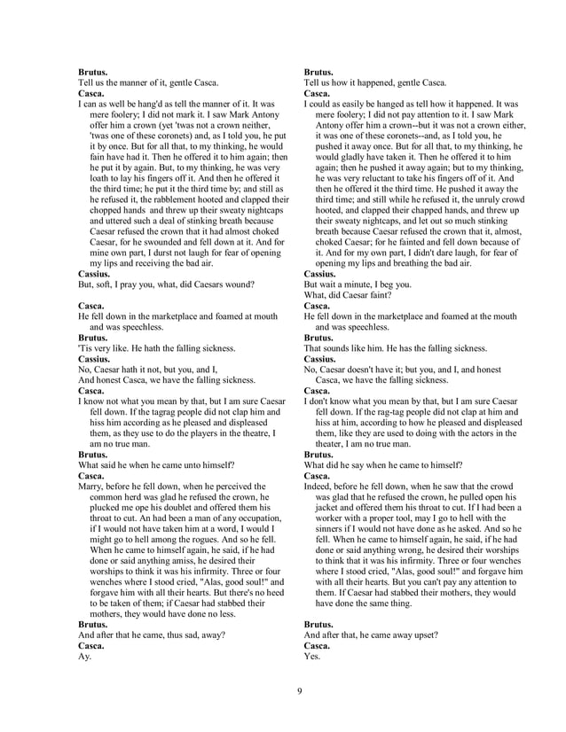 Julius caesar Drama Script | PDF | Desktop Publishing | Computer Software and Applications