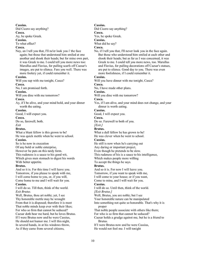 Julius caesar Drama Script | PDF | Desktop Publishing | Computer ...